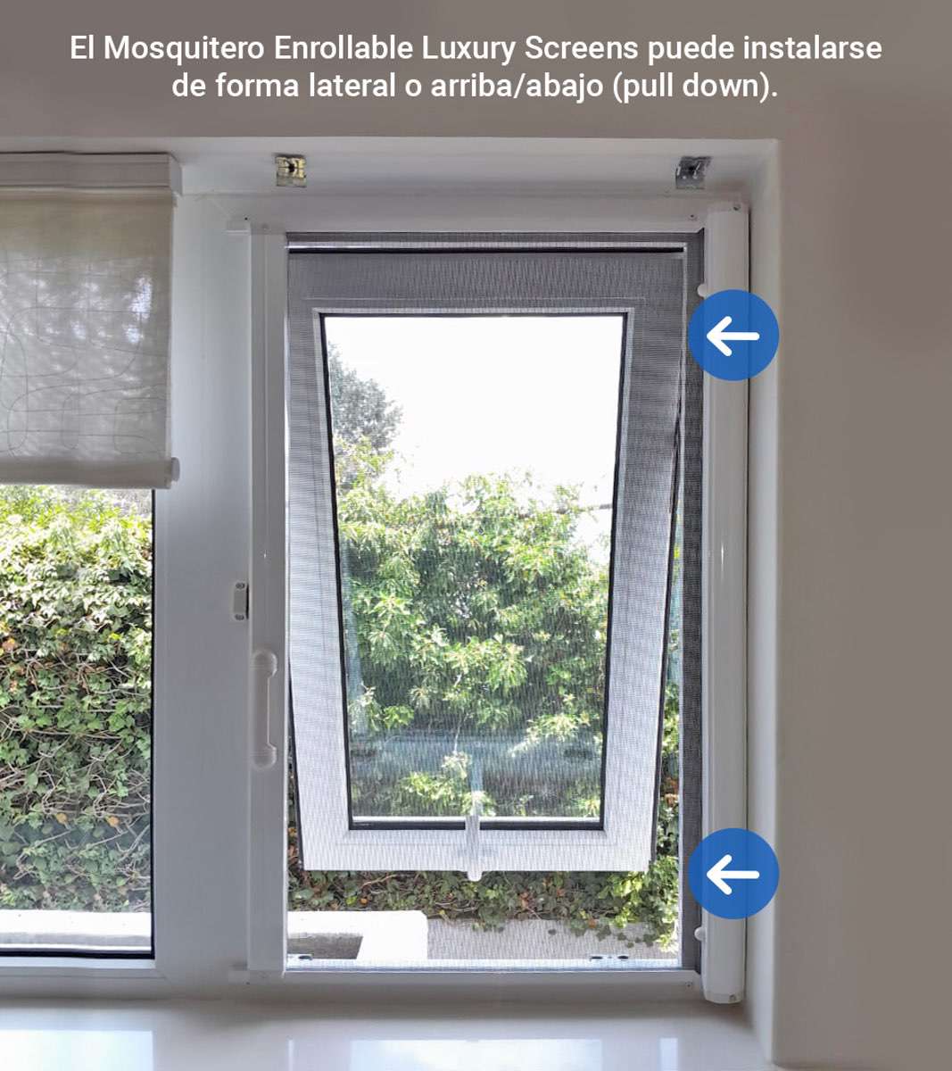 Mosquitero enrollable Luxury Screens: El componente ideal para ventanas de proyección o ...