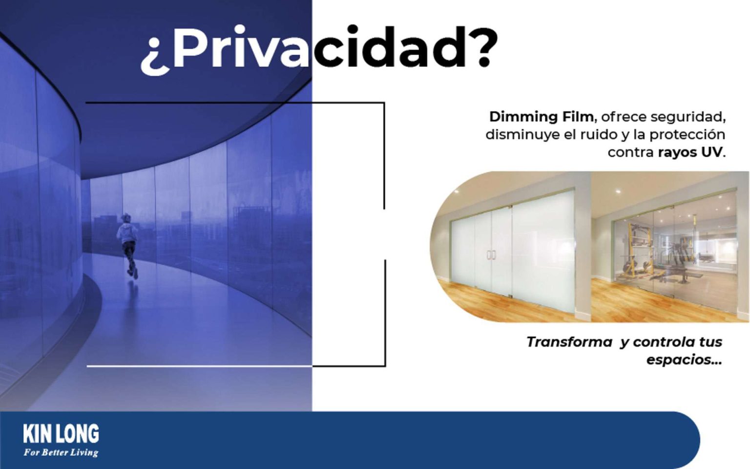Transforma cualquier espacio con la Película de Oscurecimiento Inteligente KIN LONG – Amevec